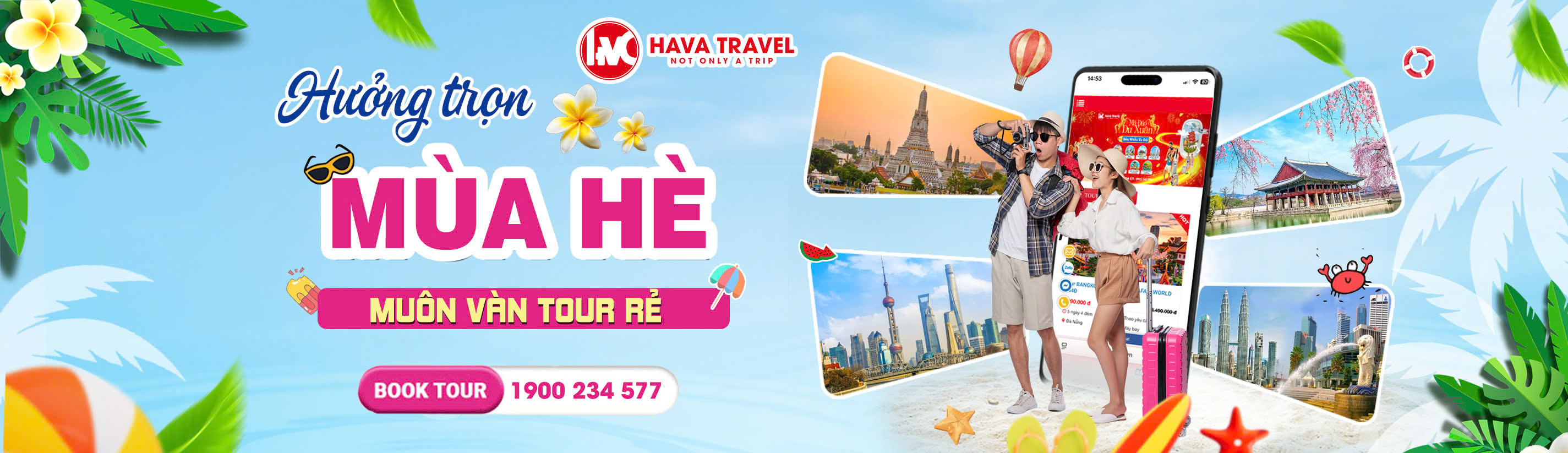 Mạng bán TOUR DU LỊCH trực tuyến hàng đầu tại Việt Nam | HavaTravel